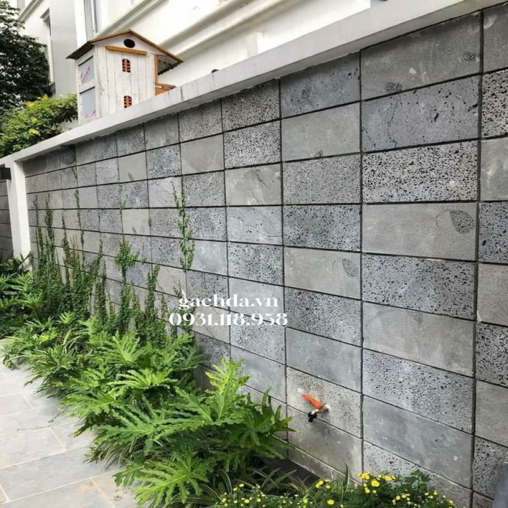 Đá Tự Nhiên : Đá Ốp Tường Tổ Ong Xám 20x40x1.2cm ...
