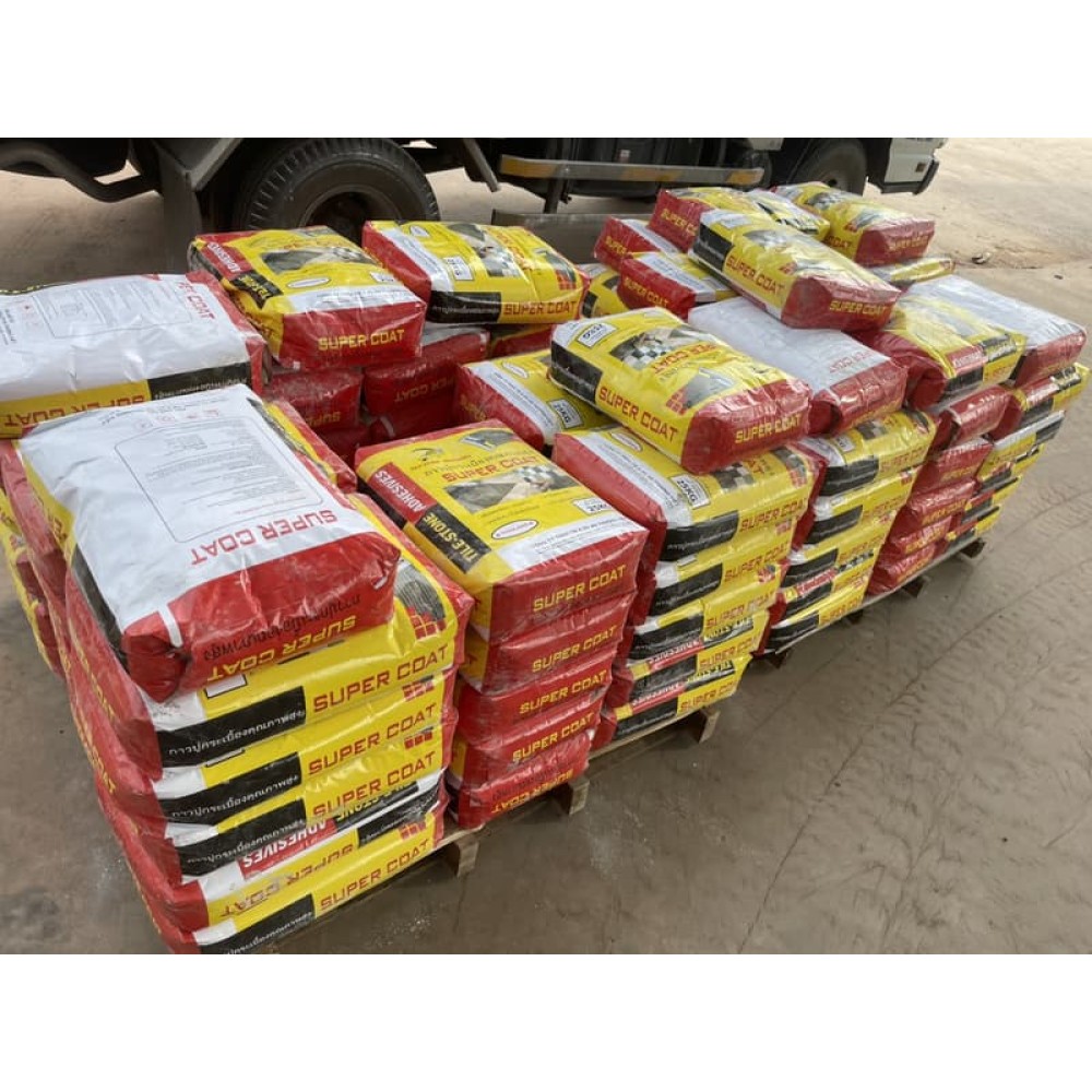 Keo Dán Gạch : Keo dán gạch SUPER COAT màu xám